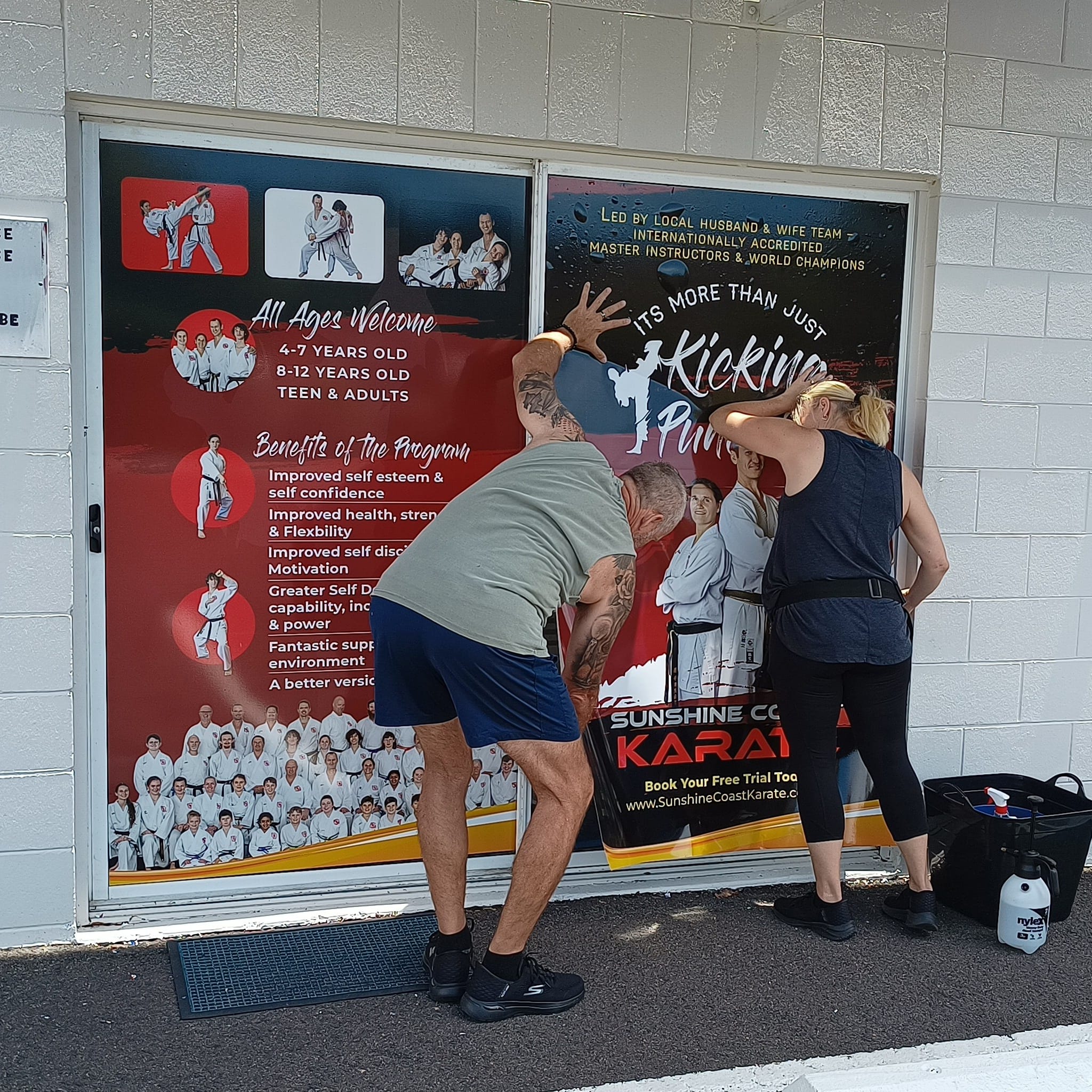 New signage at Sunshine Coast Karate - Sunshine Coast Karate