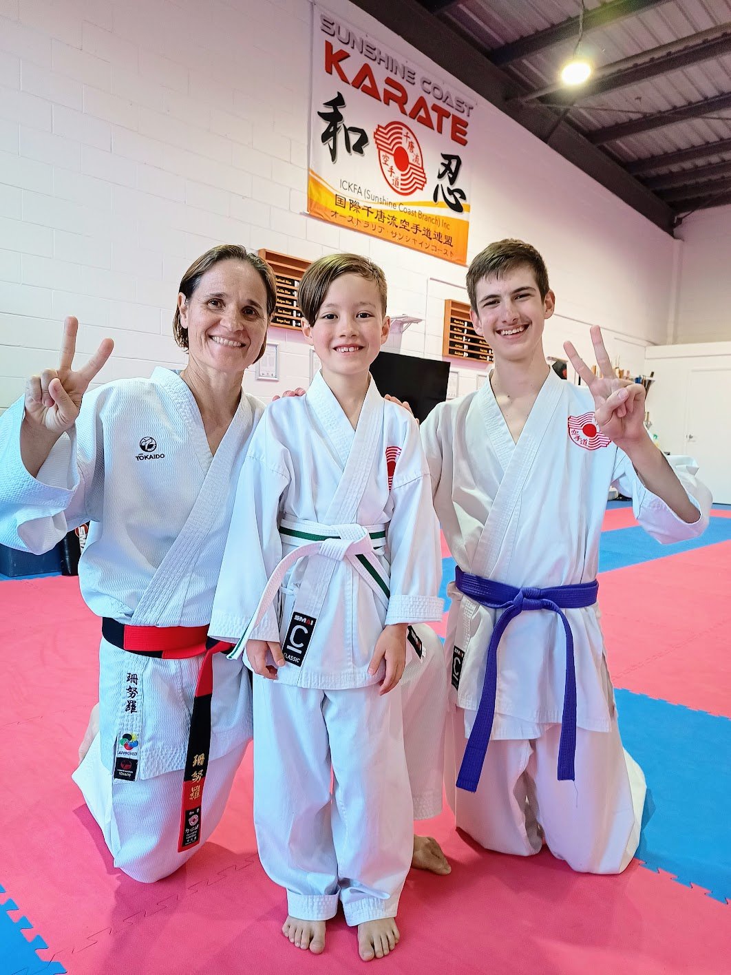 Little Champions Turning Green - Sunshine Coast Karate