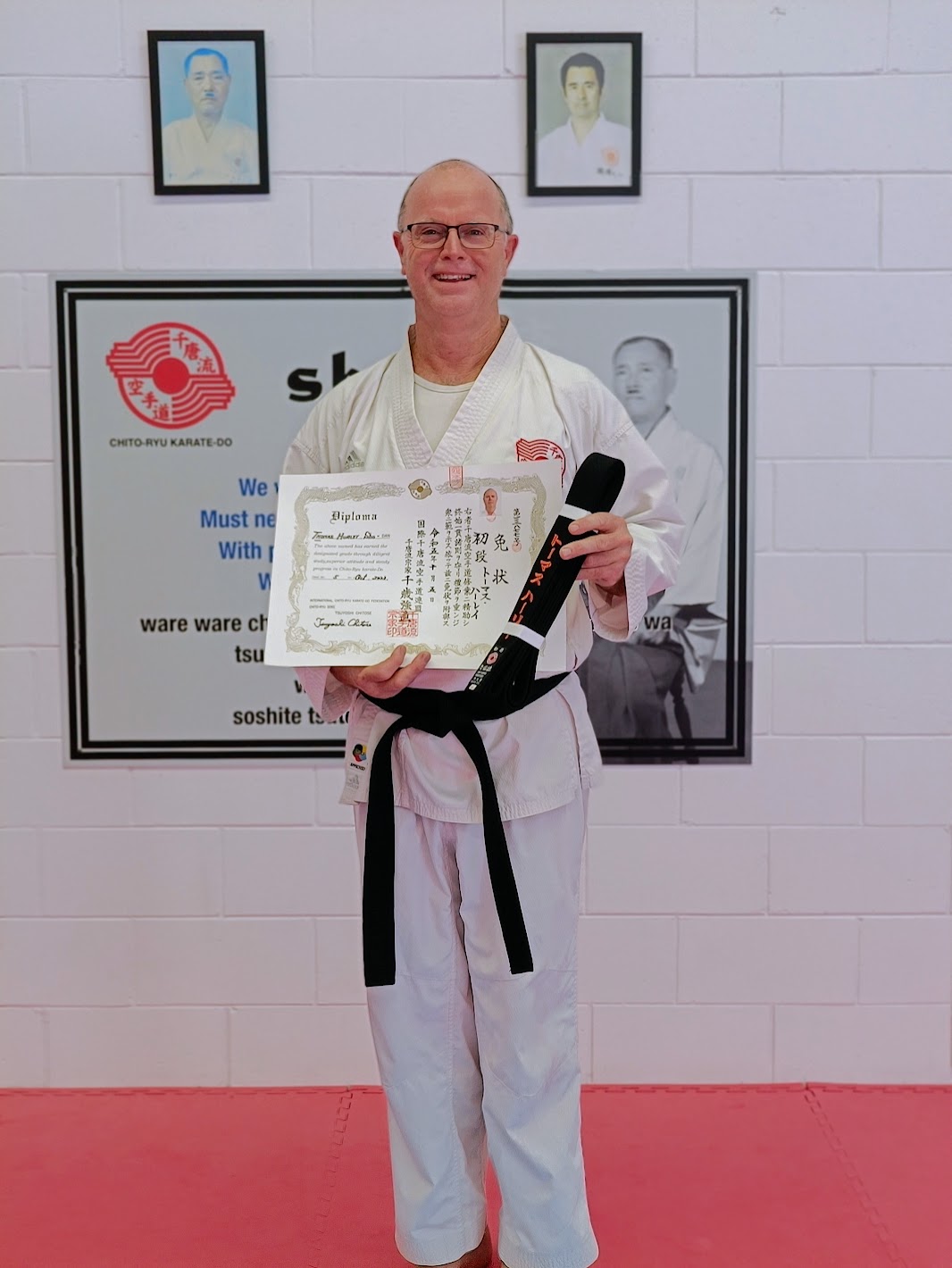 Congratulations Tom - Sunshine Coast Karate