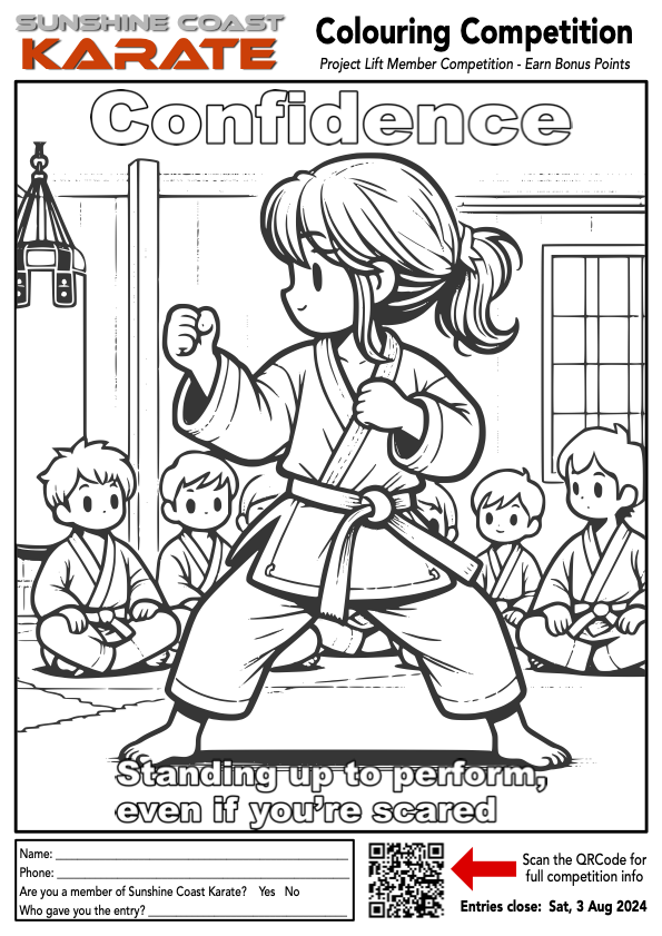 Colouring Competition - Sunshine Coast Karate