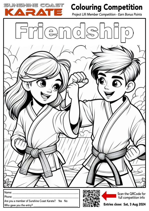 Colouring Competition - Sunshine Coast Karate